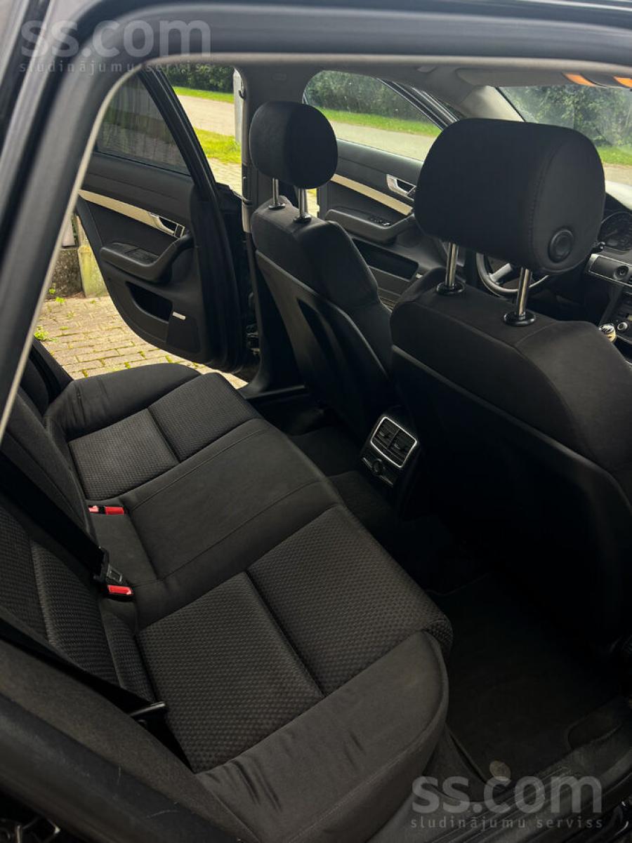 Black Audi A6 2006 in Riga, with an engine capacity of 2.70 L and mileage of 424 thousand km for 1899 €, photo 10 on AUTOMOTO.COM.LV