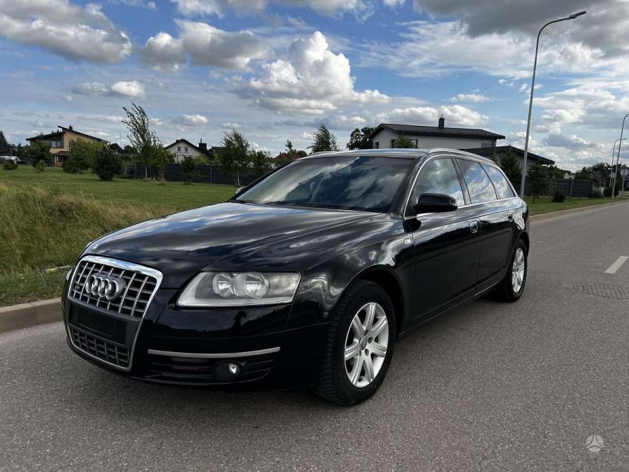 Black Audi A6 2006 in Ukmerge, with an engine capacity of 2.70 L and mileage of 293 thousand km for 2550 €, photo 1 on AUTOMOTO.COM.LV
