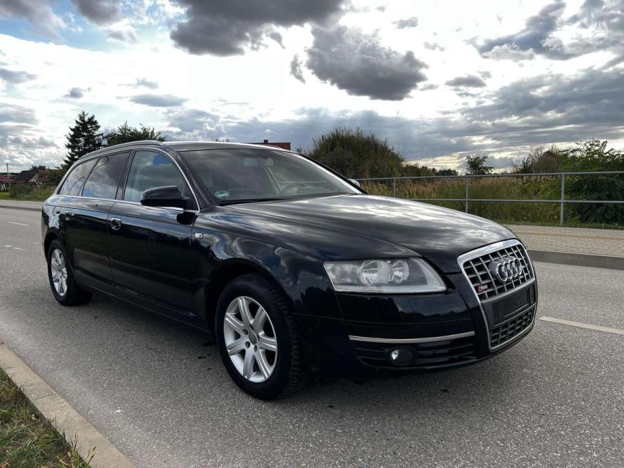 Black Audi A6 2006 in Ukmerge, with an engine capacity of 2.70 L and mileage of 293 thousand km for 2550 €, photo 5 on AUTOMOTO.COM.LV