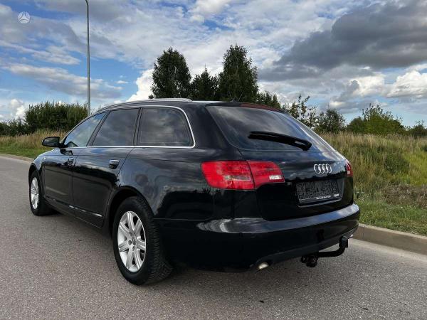 Black Audi A6 2006 in Ukmerge, with an engine capacity of 2.70 L and mileage of 293 thousand km for 2550 €, photo 9 on AUTOMOTO.COM.LV