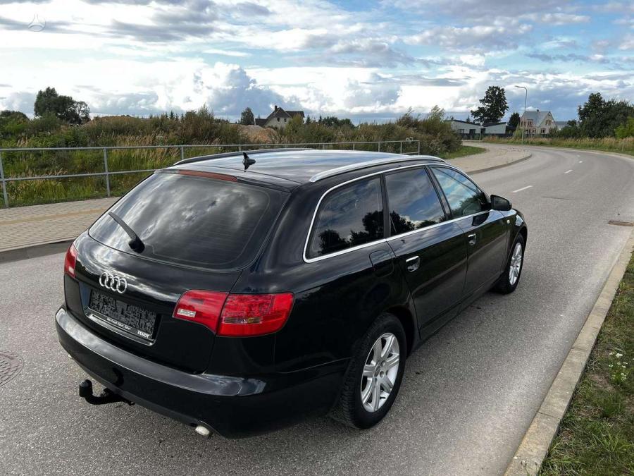 Black Audi A6 2006 in Ukmerge, with an engine capacity of 2.70 L and mileage of 293 thousand km for 2550 €, photo 10 on AUTOMOTO.COM.LV