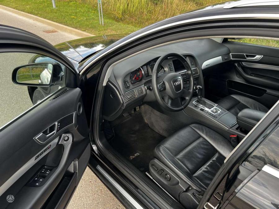 Black Audi A6 2006 in Ukmerge, with an engine capacity of 2.70 L and mileage of 293 thousand km for 2550 €, photo 12 on AUTOMOTO.COM.LV