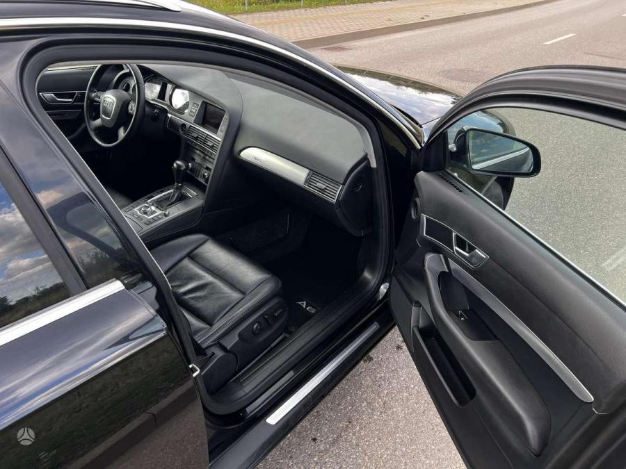 Black Audi A6 2006 in Ukmerge, with an engine capacity of 2.70 L and mileage of 293 thousand km for 2550 €, photo 13 on AUTOMOTO.COM.LV