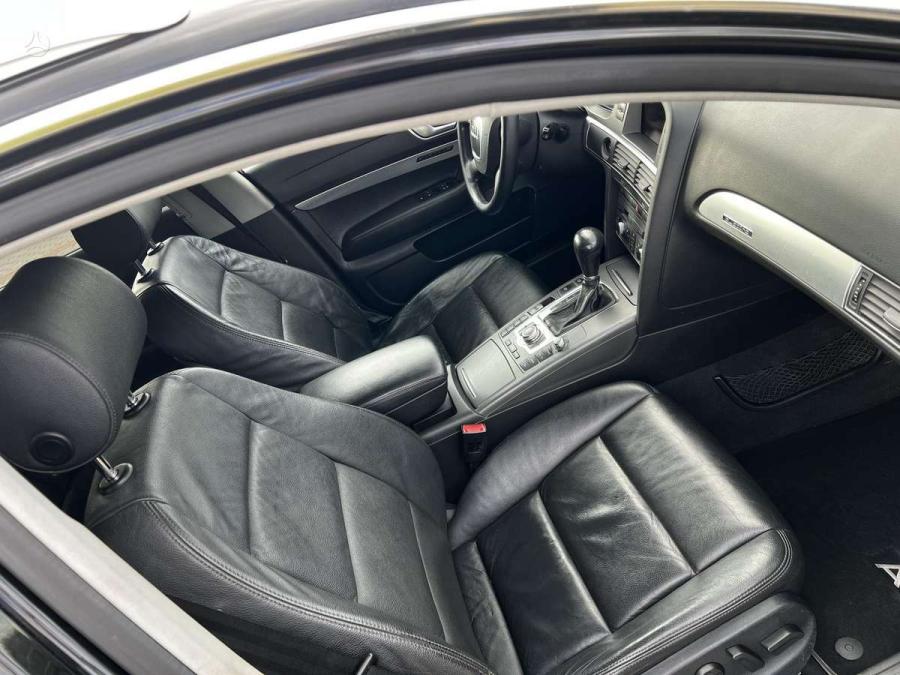 Black Audi A6 2006 in Ukmerge, with an engine capacity of 2.70 L and mileage of 293 thousand km for 2550 €, photo 15 on AUTOMOTO.COM.LV