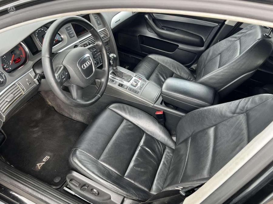 Black Audi A6 2006 in Ukmerge, with an engine capacity of 2.70 L and mileage of 293 thousand km for 2550 €, photo 19 on AUTOMOTO.COM.LV