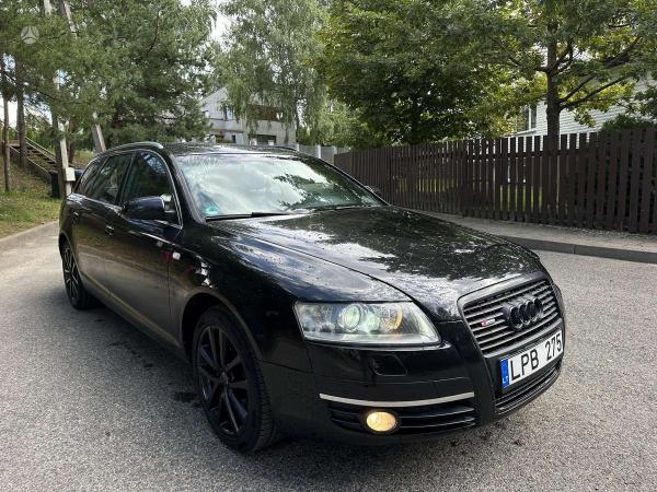 Melns Audi A6 2006 Viļņa, ar dzinēja tilpumu 2.70 L un nobraukumu 350 tūkst. km par 2499 €, foto 1 vietnē AUTOMOTO.COM.LV