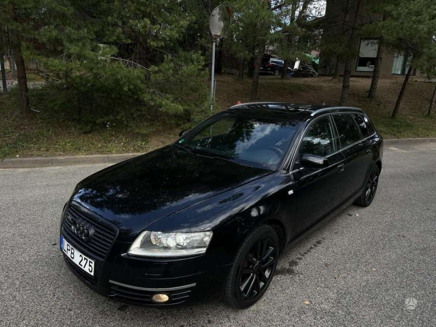 Black Audi A6 2006 in Vilnius, with an engine capacity of 2.70 L and mileage of 350 thousand km for 2499 €, photo 4 on AUTOMOTO.COM.LV