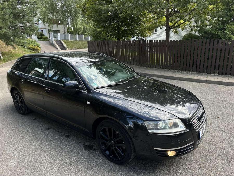 Black Audi A6 2006 in Vilnius, with an engine capacity of 2.70 L and mileage of 350 thousand km for 2499 €, photo 7 on AUTOMOTO.COM.LV