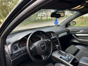 Black Audi A6 2006 in Vilnius, with an engine capacity of 2.70 L and mileage of 350 thousand km for 2499 €, photo 12 on AUTOMOTO.COM.LV