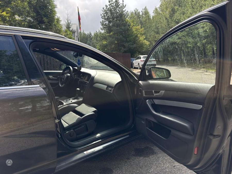 Black Audi A6 2006 in Vilnius, with an engine capacity of 2.70 L and mileage of 350 thousand km for 2499 €, photo 15 on AUTOMOTO.COM.LV