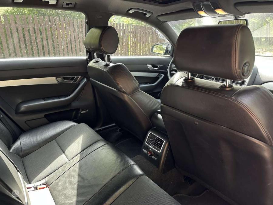 Black Audi A6 2006 in Vilnius, with an engine capacity of 2.70 L and mileage of 350 thousand km for 2499 €, photo 20 on AUTOMOTO.COM.LV