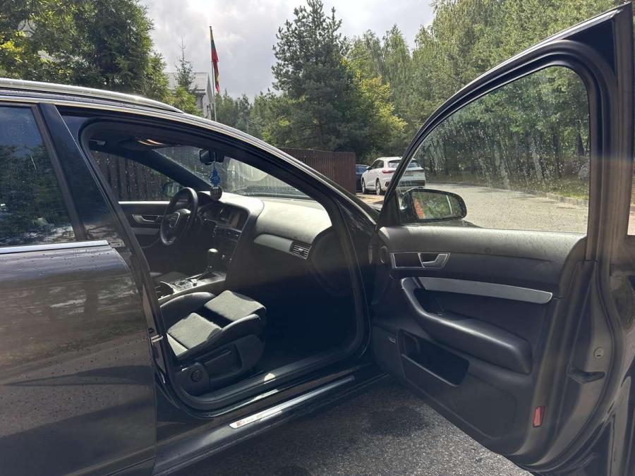 Black Audi A6 2006 in Vilnius, with an engine capacity of 2.70 L and mileage of 350 thousand km for 2499 €, photo 21 on AUTOMOTO.COM.LV