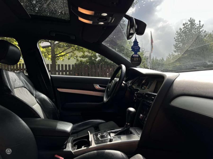 Black Audi A6 2006 in Vilnius, with an engine capacity of 2.70 L and mileage of 350 thousand km for 2499 €, photo 22 on AUTOMOTO.COM.LV