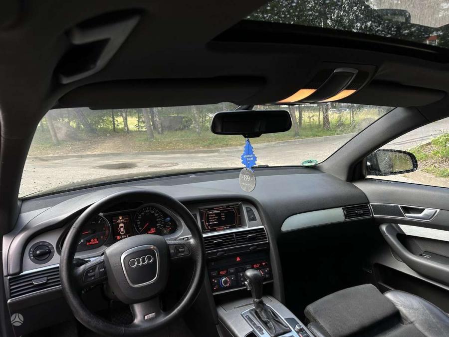 Black Audi A6 2006 in Vilnius, with an engine capacity of 2.70 L and mileage of 350 thousand km for 2499 €, photo 26 on AUTOMOTO.COM.LV