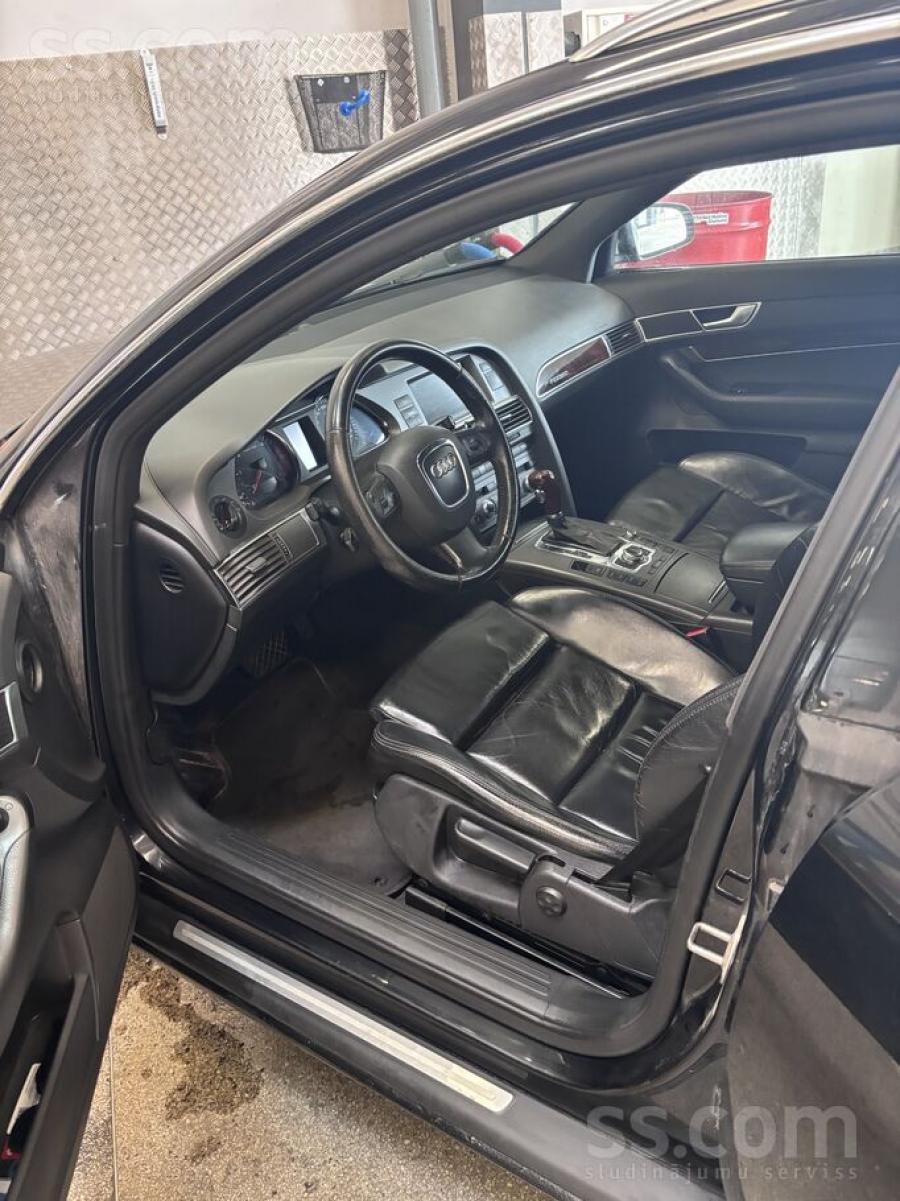 Melns Audi A6 2006 Rīga, ar dzinēja tilpumu 3.00 L un nobraukumu 374 tūkst. km par 2800 €, foto 13 vietnē AUTOMOTO.COM.LV