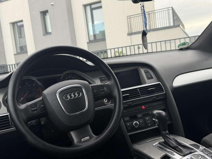 Black Audi A6 2006 in Vilnius, with an engine capacity of 2.70 L and mileage of 325 thousand km for 2300 €, photo 9 on AUTOMOTO.COM.LV