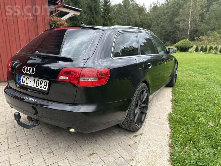 Black Audi A6 2006 in Riga, with an engine capacity of 2.70 L and mileage of 465 thousand km for 4000 €, photo 4 on AUTOMOTO.COM.LV