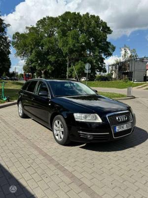 Black Audi A6 2006 in Kaunas, with an engine capacity of 1.98 L and mileage of 303 thousand km for 1300 €, photo  on AUTOMOTO.COM.LV