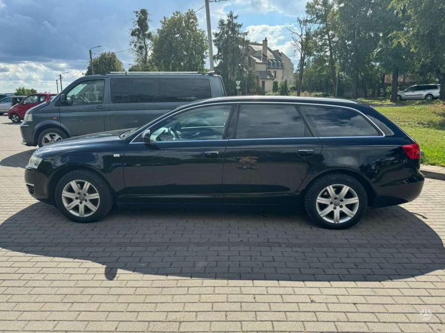 Black Audi A6 2006 in Kaunas, with an engine capacity of 1.98 L and mileage of 303 thousand km for 1300 €, photo 5 on AUTOMOTO.COM.LV