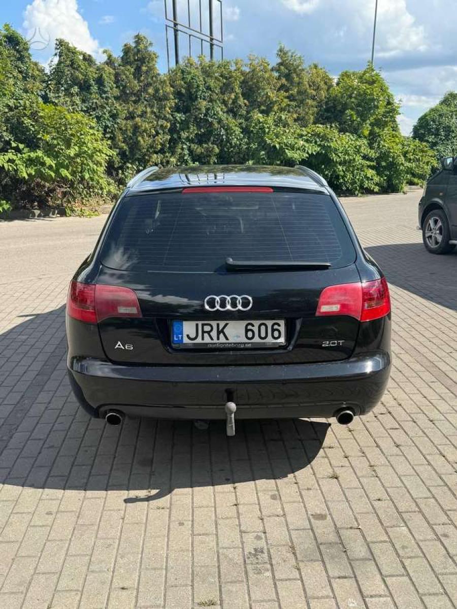 Black Audi A6 2006 in Kaunas, with an engine capacity of 1.98 L and mileage of 303 thousand km for 1300 €, photo 13 on AUTOMOTO.COM.LV