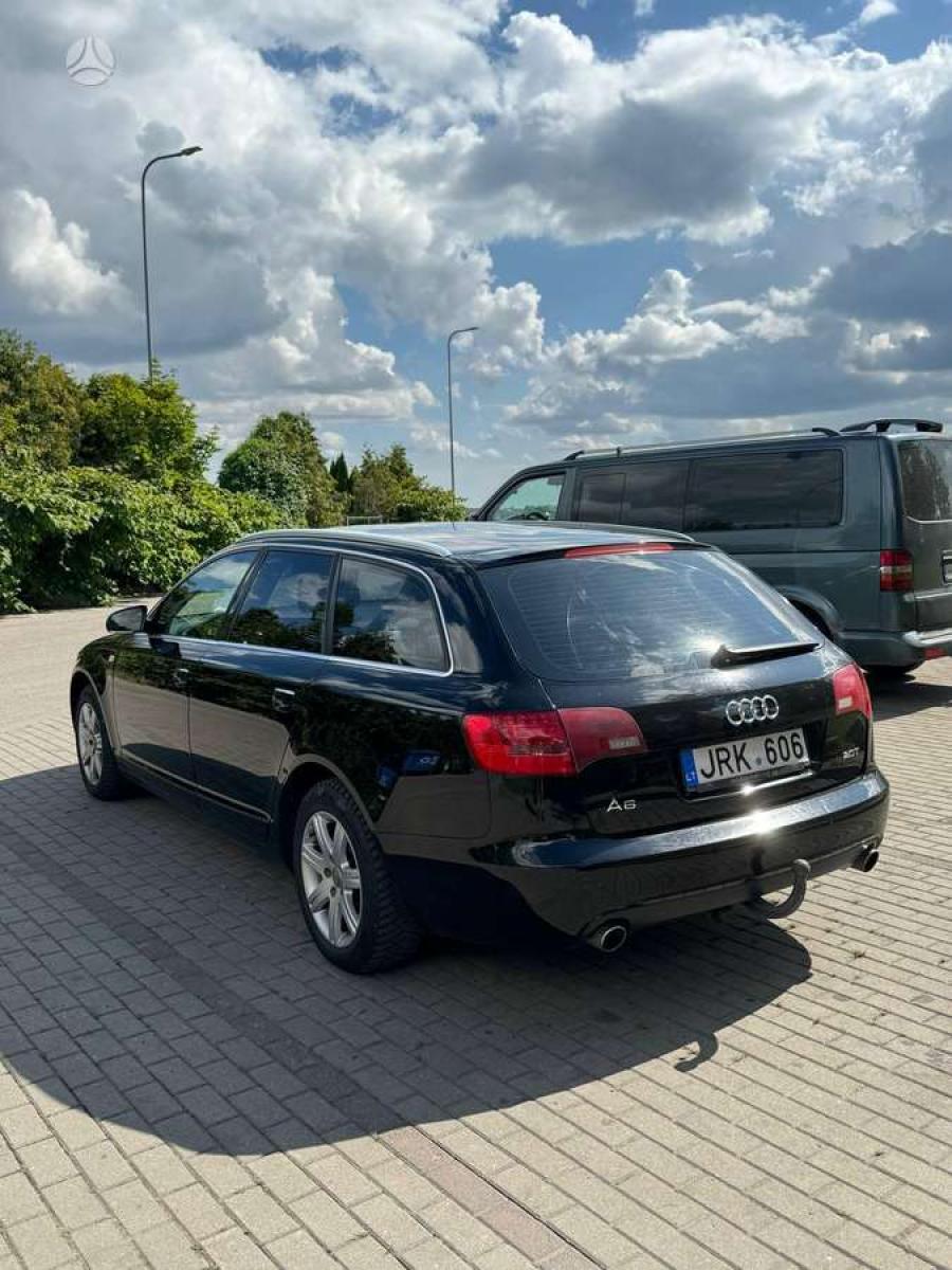 Black Audi A6 2006 in Kaunas, with an engine capacity of 1.98 L and mileage of 303 thousand km for 1300 €, photo 14 on AUTOMOTO.COM.LV