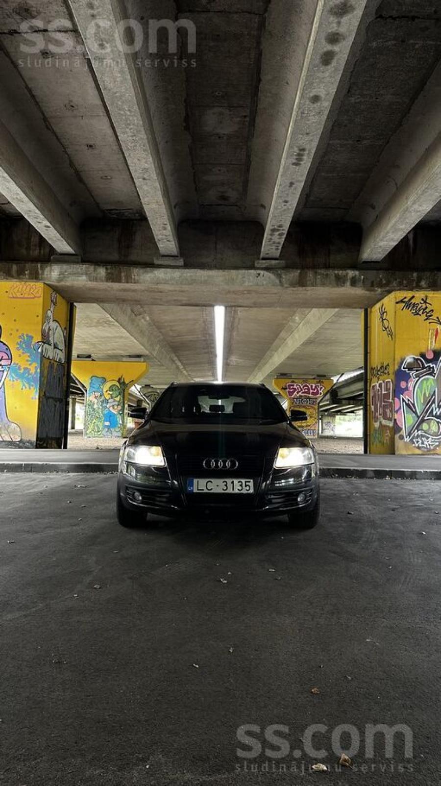Melns Audi A6 2006 Rīga, ar dzinēja tilpumu 2.70 L un nobraukumu 330 tūkst. km par 3250 €, foto 3 vietnē AUTOMOTO.COM.LV