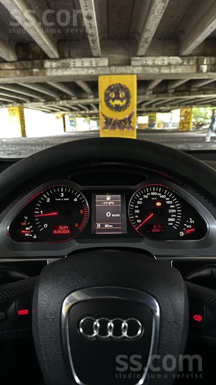 Melns Audi A6 2006 Rīga, ar dzinēja tilpumu 2.70 L un nobraukumu 330 tūkst. km par 3250 €, foto 8 vietnē AUTOMOTO.COM.LV