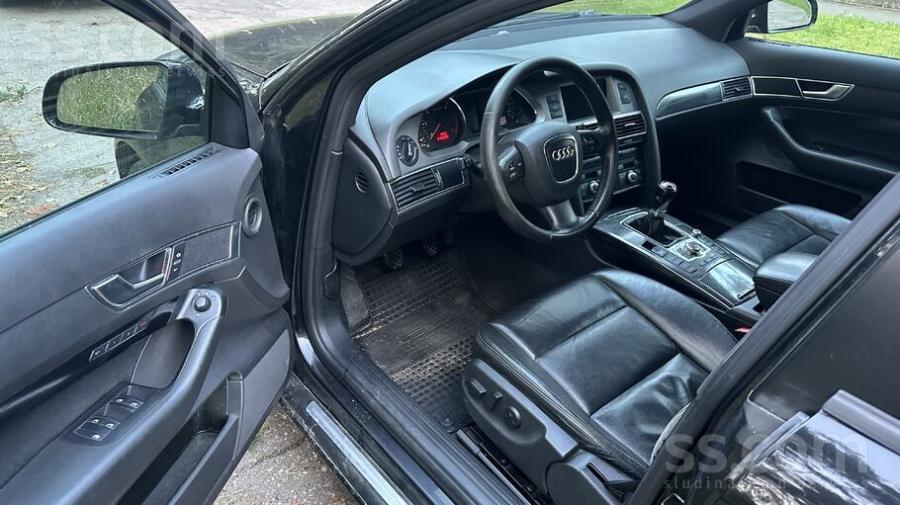 Melns Audi A6 2006 Rīga, ar dzinēja tilpumu 2.70 L un nobraukumu 330 tūkst. km par 3250 €, foto 9 vietnē AUTOMOTO.COM.LV