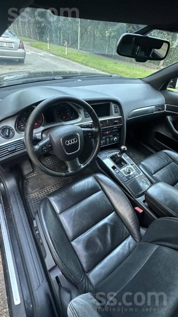 Black Audi A6 2006 in Riga, with an engine capacity of 2.70 L and mileage of 330 thousand km for 3250 €, photo 10 on AUTOMOTO.COM.LV