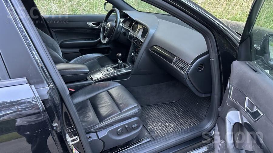 Melns Audi A6 2006 Rīga, ar dzinēja tilpumu 2.70 L un nobraukumu 330 tūkst. km par 3250 €, foto 15 vietnē AUTOMOTO.COM.LV