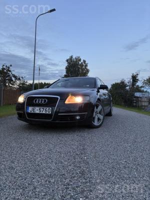 Melns Audi A6 2006 Valmiera, ar dzinēja tilpumu 2.70 L un nobraukumu 389 tūkst. km par 1700 €, foto  vietnē AUTOMOTO.COM.LV