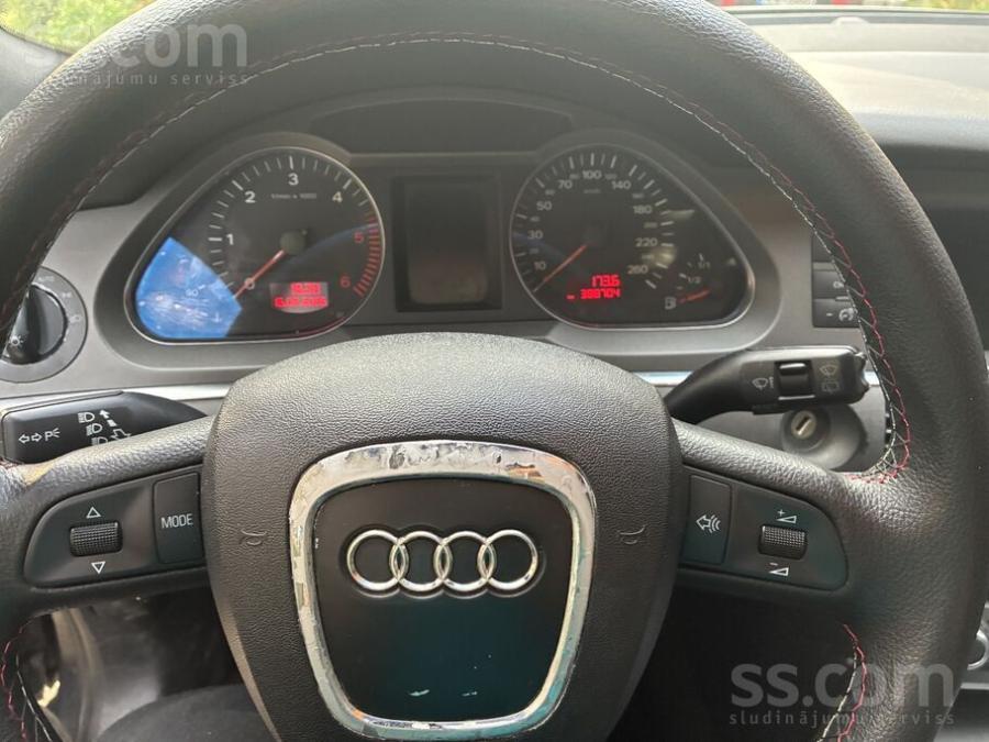 Melns Audi A6 2006 Valmiera, ar dzinēja tilpumu 2.70 L un nobraukumu 389 tūkst. km par 1700 €, foto 12 vietnē AUTOMOTO.COM.LV