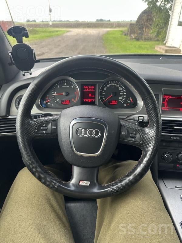 Audi A6 2006 in Bauska on AUTOMOTO.COM.LV Black Audi A6 2006 in Bauska, with an engine capacity of 3.00 L and mileage of 450 thousand km for 3500 €, photo 8 on AUTOMOTO.COM.LV