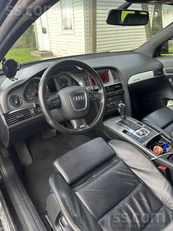 Black Audi A6 2006 in Bauska, with an engine capacity of 3.00 L and mileage of 450 thousand km for 3500 €, photo 9 on AUTOMOTO.COM.LV