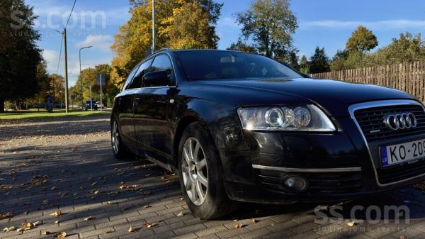 Melns Audi A6 2006 Rīga, ar dzinēja tilpumu 2.70 L un nobraukumu 340 tūkst. km par 2300 €, foto 1 vietnē AUTOMOTO.COM.LV