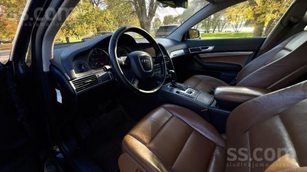Melns Audi A6 2006 Rīga, ar dzinēja tilpumu 2.70 L un nobraukumu 340 tūkst. km par 2300 €, foto 8 vietnē AUTOMOTO.COM.LV