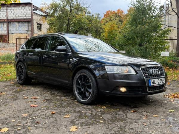 Black Audi A6 2006 in Riga, with an engine capacity of 3.00 L and mileage of 401 thousand km for 2880 €, photo 1 on AUTOMOTO.COM.LV