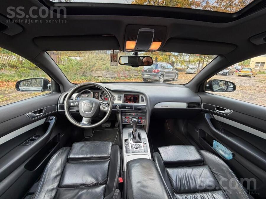 Melns Audi A6 2006 Rīga, ar dzinēja tilpumu 3.00 L un nobraukumu 401 tūkst. km par 2880 €, foto 9 vietnē AUTOMOTO.COM.LV