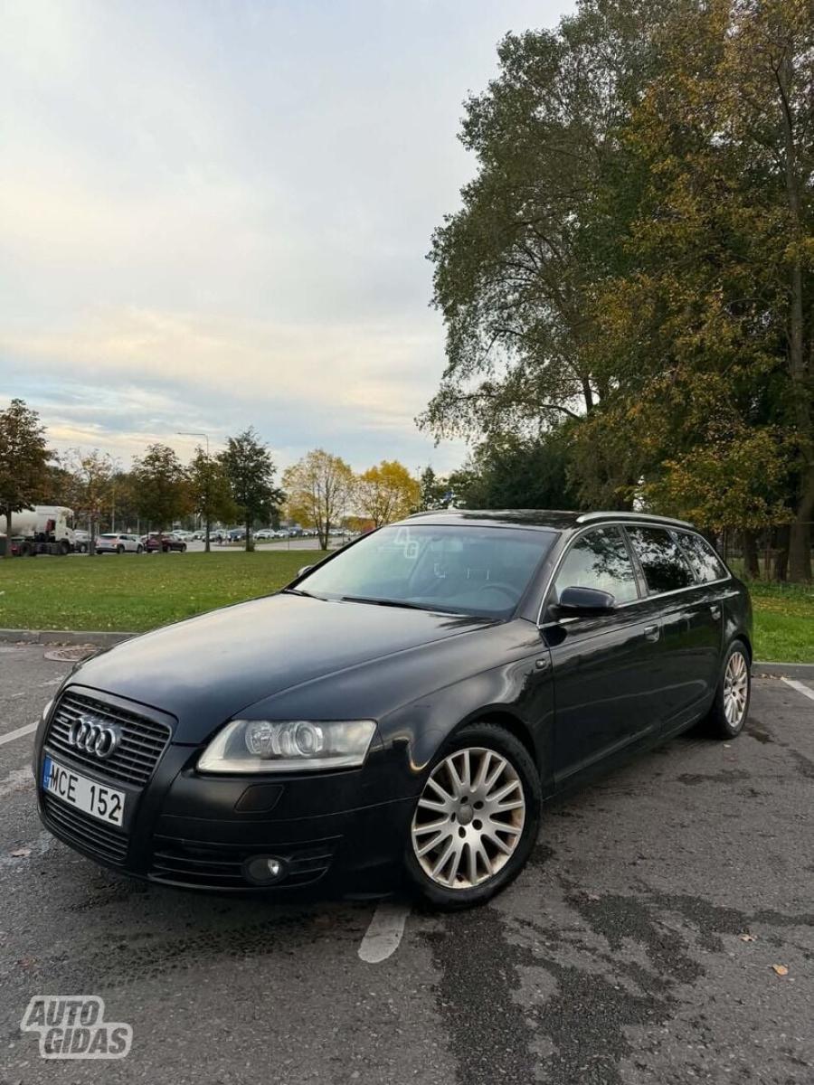 Black Audi A6 2006 in Klaipeda, with an engine capacity of 2.70 L and mileage of 475 thousand km for 1700 €, photo 1 on AUTOMOTO.COM.LV