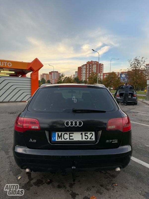 Audi A6 2006 in Klaipeda on AUTOMOTO.COM.LV Black Audi A6 2006 in Klaipeda, with an engine capacity of 2.70 L and mileage of 475 thousand km for 1700 €, photo 7 on AUTOMOTO.COM.LV