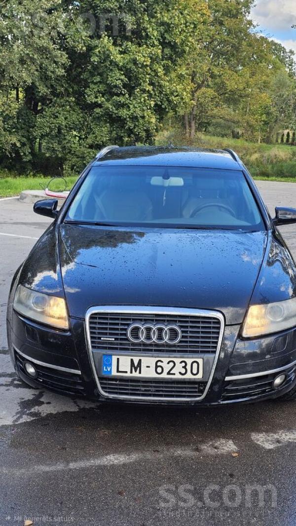 Melns Audi A6 2006 Ogre, ar dzinēja tilpumu 3.00 L un nobraukumu 362 tūkst. km par 1800 €, foto 1 vietnē AUTOMOTO.COM.LV