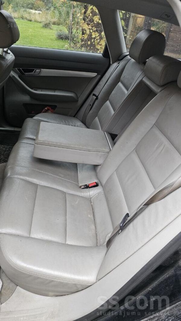 Melns Audi A6 2006 Ogre, ar dzinēja tilpumu 3.00 L un nobraukumu 362 tūkst. km par 1800 €, foto 6 vietnē AUTOMOTO.COM.LV