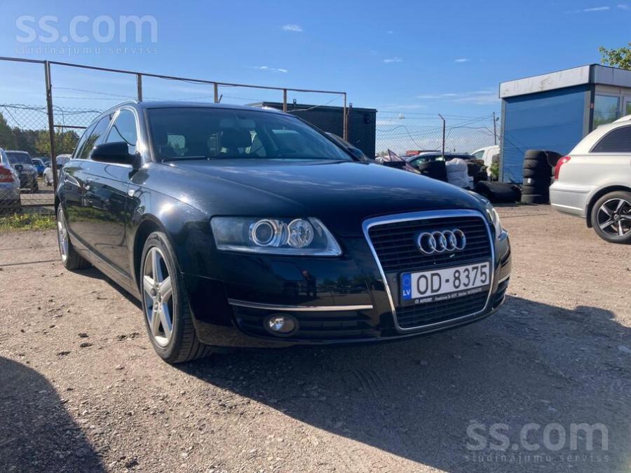 Melns Audi A6 2007 Rīga, ar dzinēja tilpumu 2.00 L un nobraukumu 263 tūkst. km par 4700 €, foto 1 vietnē AUTOMOTO.COM.LV