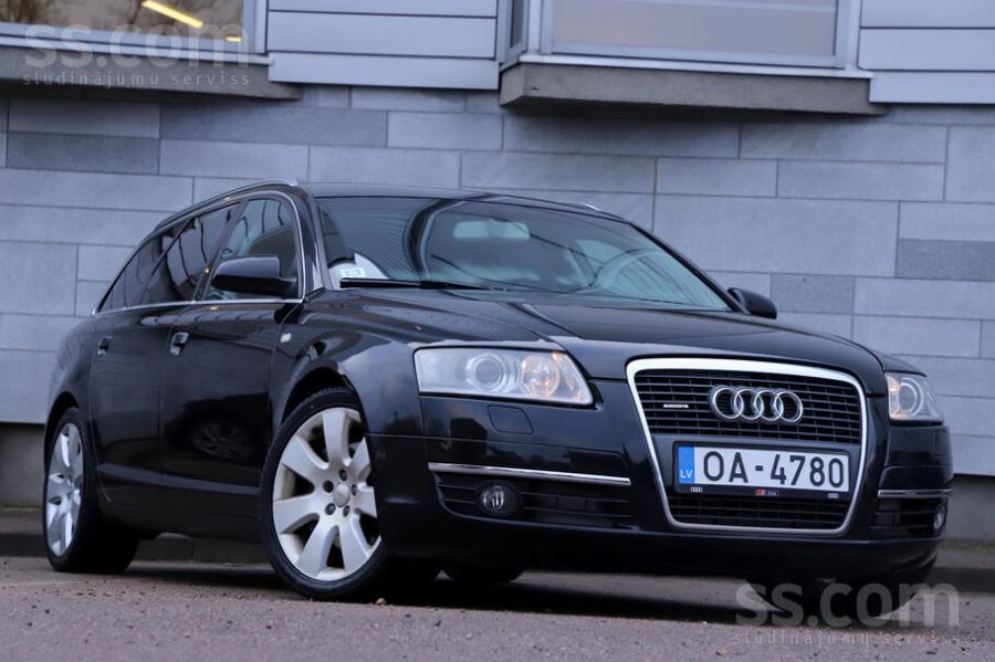 Black Audi A6 2007 in Tukums, with an engine capacity of 3.00 L and mileage of 0 thousand km for 5390 €, photo 1 on AUTOMOTO.COM.LV