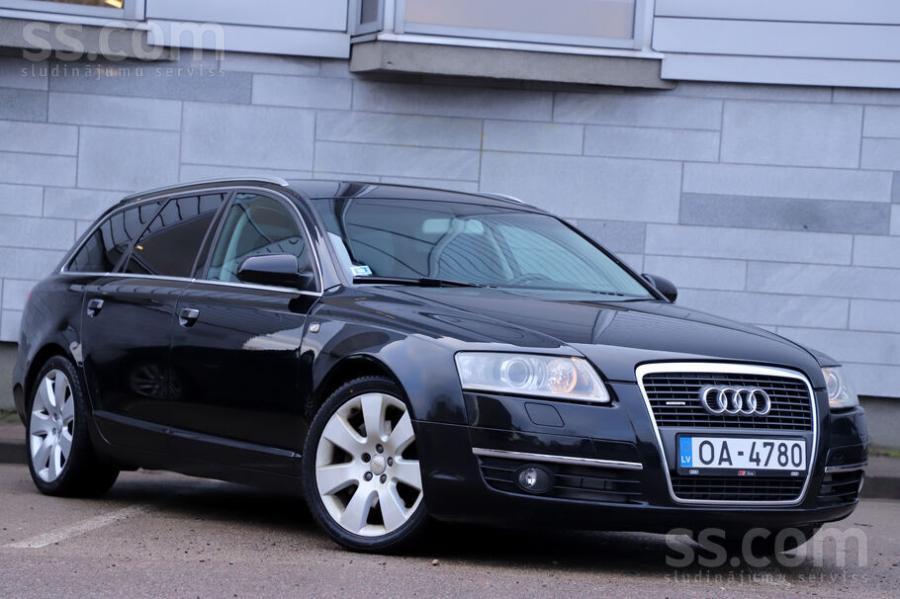 Black Audi A6 2007 in Tukums, with an engine capacity of 3.00 L and mileage of 0 thousand km for 5390 €, photo 2 on AUTOMOTO.COM.LV