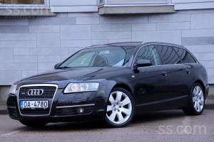 Black Audi A6 2007 in Tukums, with an engine capacity of 3.00 L and mileage of 0 thousand km for 5390 €, photo 3 on AUTOMOTO.COM.LV
