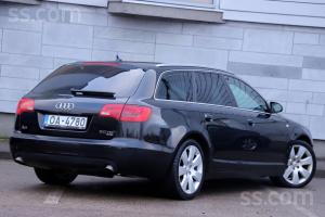 Black Audi A6 2007 in Tukums, with an engine capacity of 3.00 L and mileage of 0 thousand km for 5390 €, photo 4 on AUTOMOTO.COM.LV