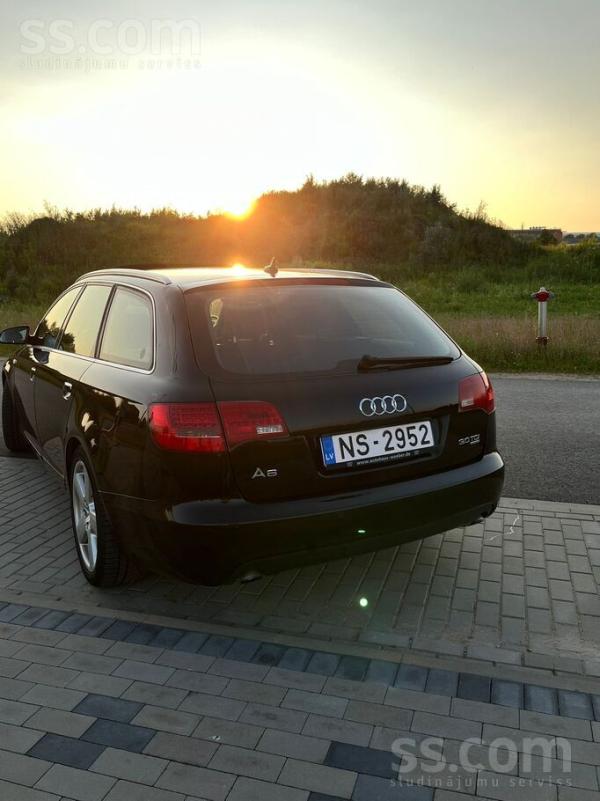 Black Audi A6 2007 in Riga, with an engine capacity of 3.00 L and mileage of 332 thousand km for 3600 €, photo 4 on AUTOMOTO.COM.LV
