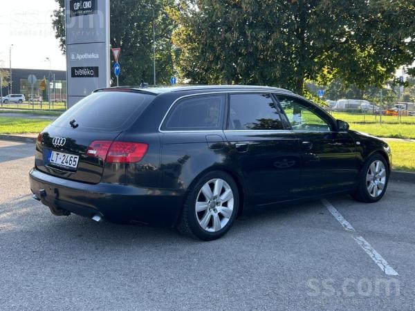 Black Audi A6 2007 in Riga, with an engine capacity of 3.00 L and mileage of 0 thousand km for 2490 €, photo 5 on AUTOMOTO.COM.LV