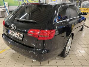 Black Audi A6 2007 in Vilnius, with an engine capacity of 1.97 L and mileage of 385 thousand km for 2490 €, photo 4 on AUTOMOTO.COM.LV